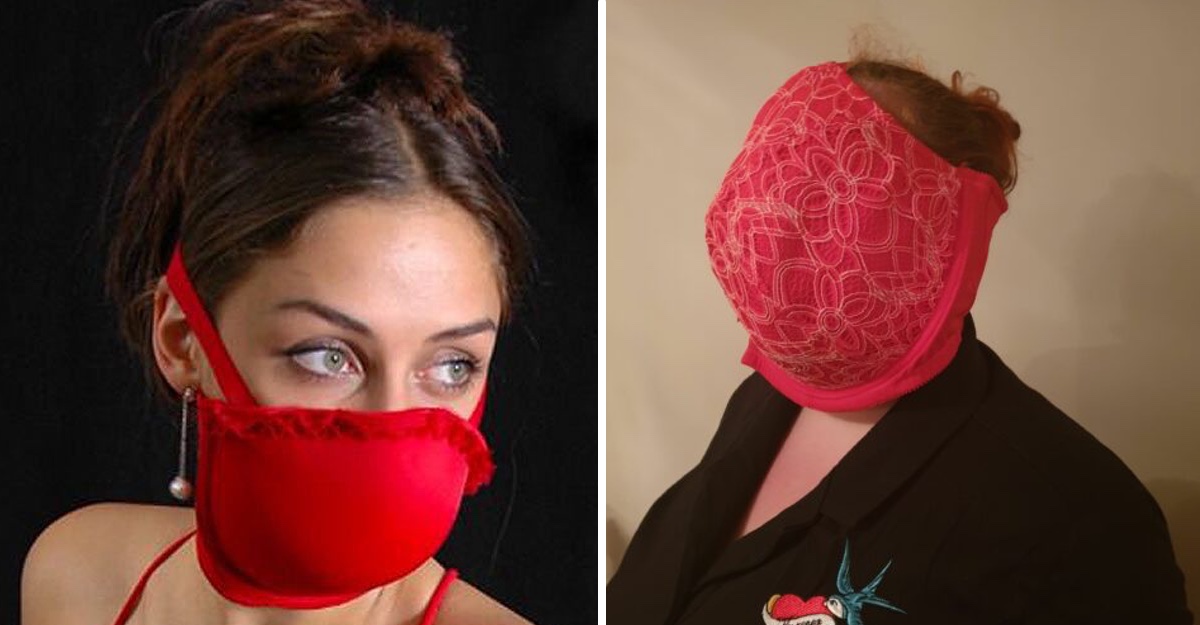 The Emergency Bra That Doubles As A Facemask | atelier-yuwa.ciao.jp